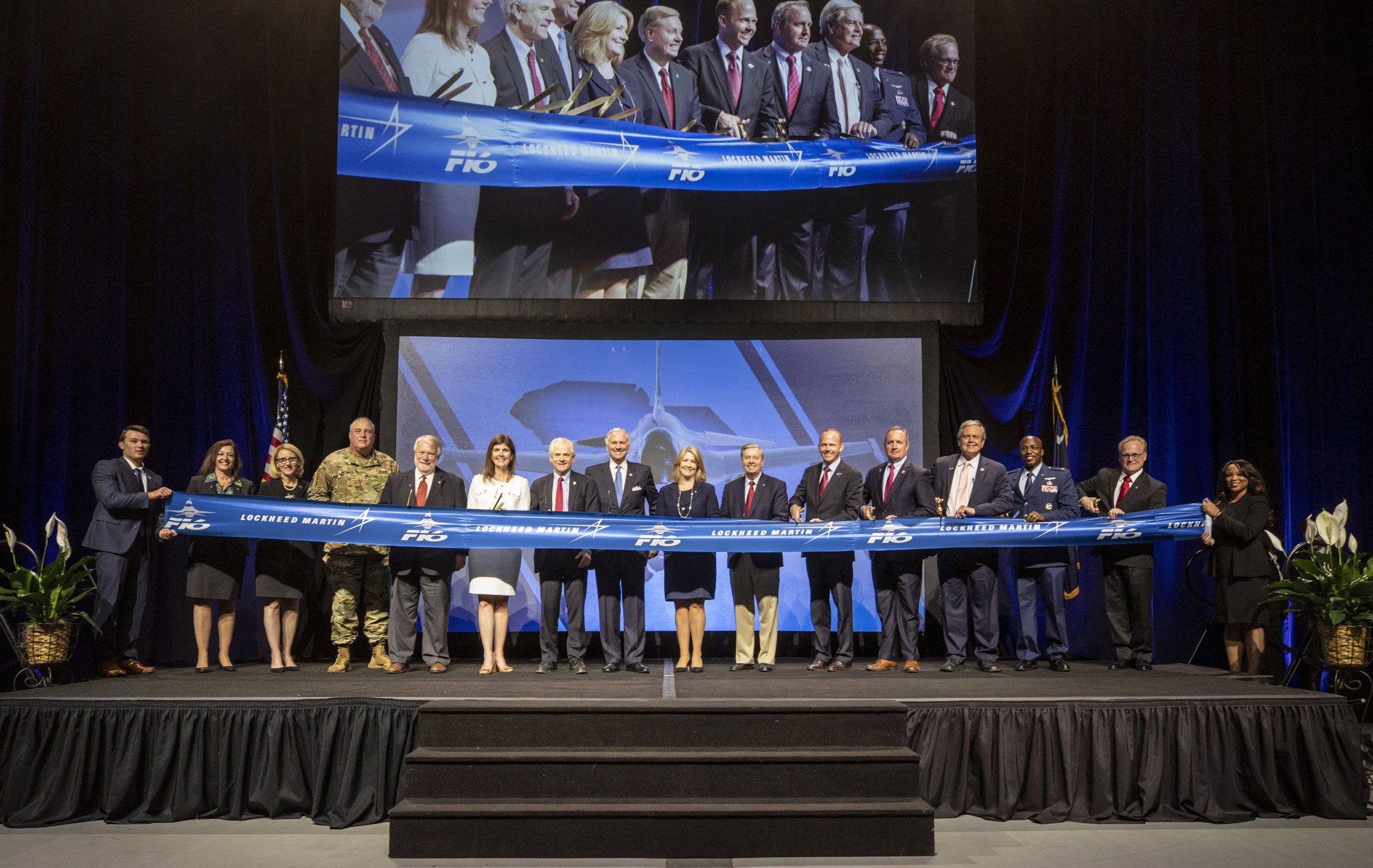 Lockheed Martin Celebrates New F-16 Production Line in Greenville ...