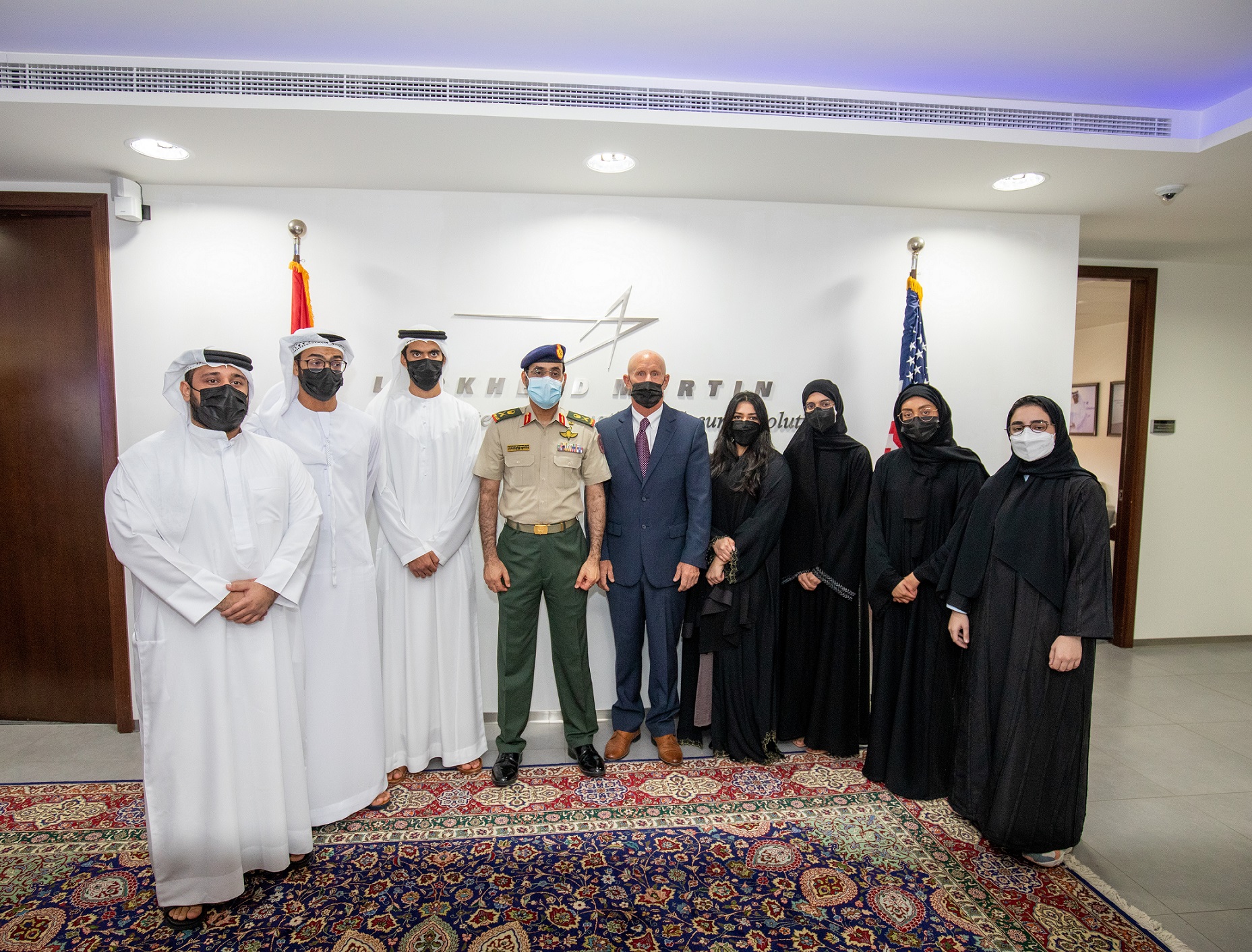 Ministry of Defense Delegation Tours CISS | Lockheed Martin Arab Emirates